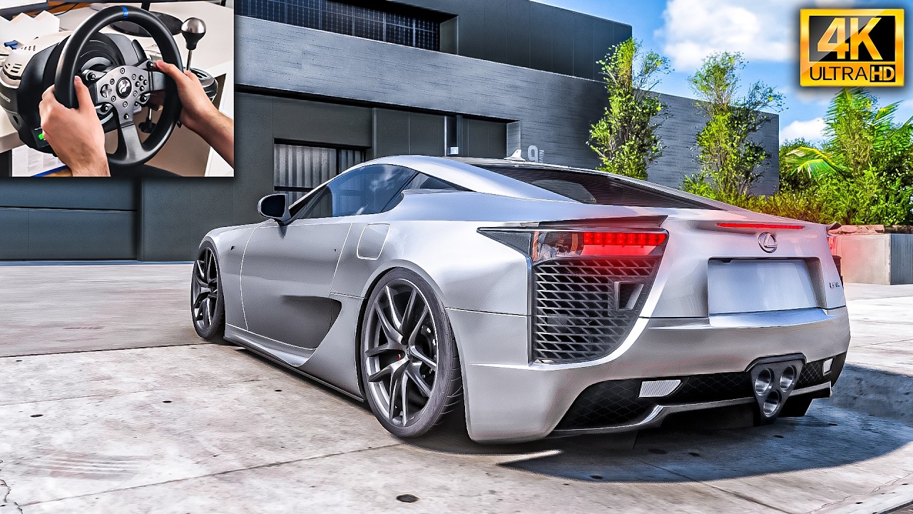 Lexus LFA // Forza Horizon 5 // Thrustmaster T300RS gameplay - YouTube