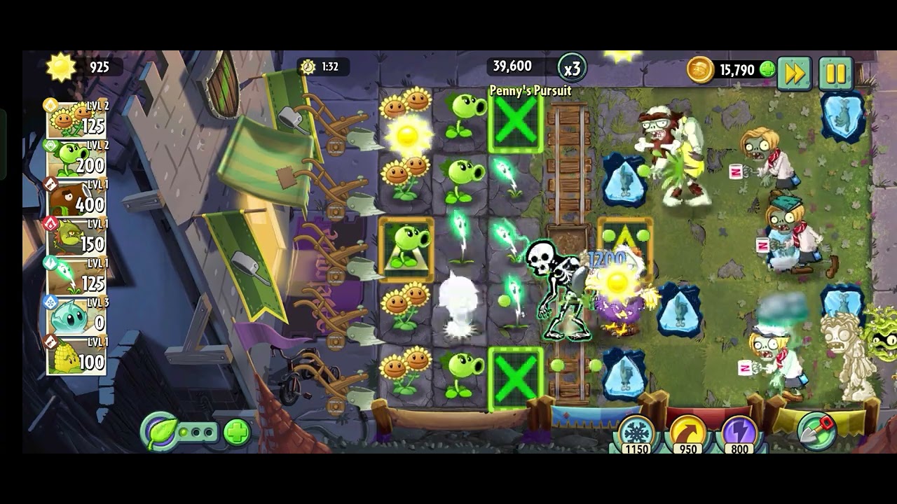 Plant vs zombie- Penny persuit #plantsvszombies #viralvideo - YouTube