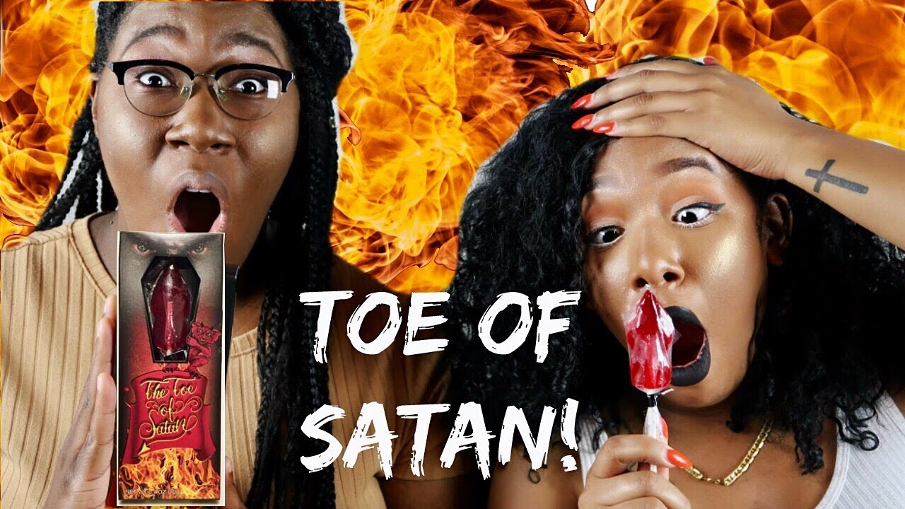 WORLD'S HOTTEST LOLLIPOP CHALLENGE!! (TOE OF SATAN) - YouTube