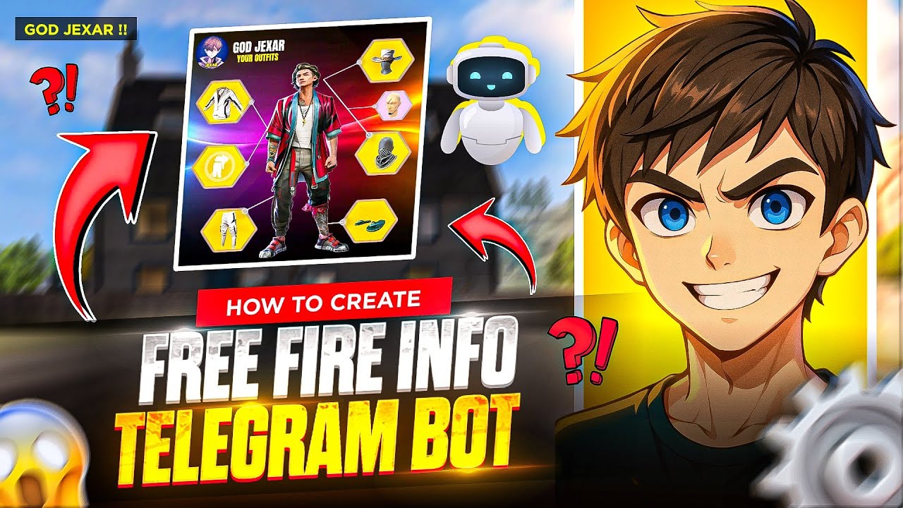 How To Create *FREE FIRE INFO* Telegram Bot 🤖 - YouTube