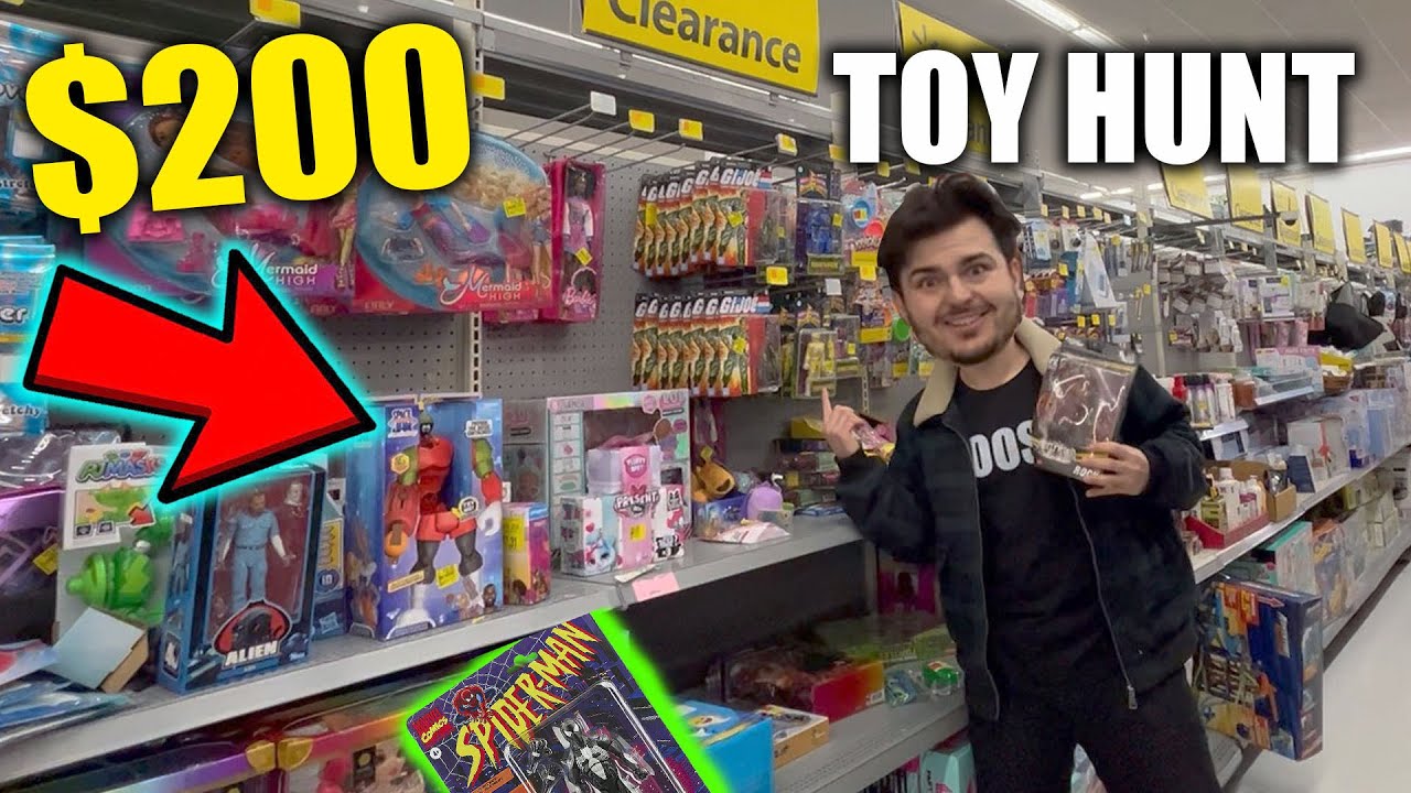 WHERE to find HIDDEN TOYS at WALMART Toy Hunt! - YouTube