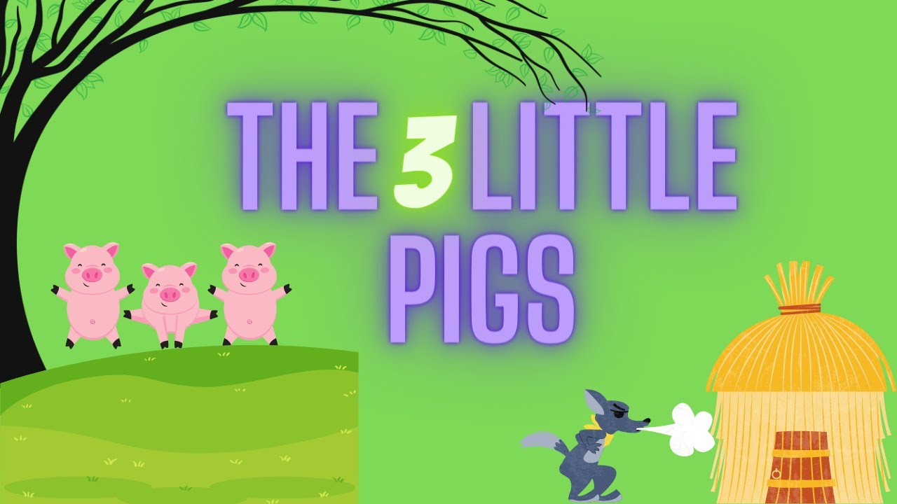 The Three Little Pigs-Kids Short Animation - YouTube