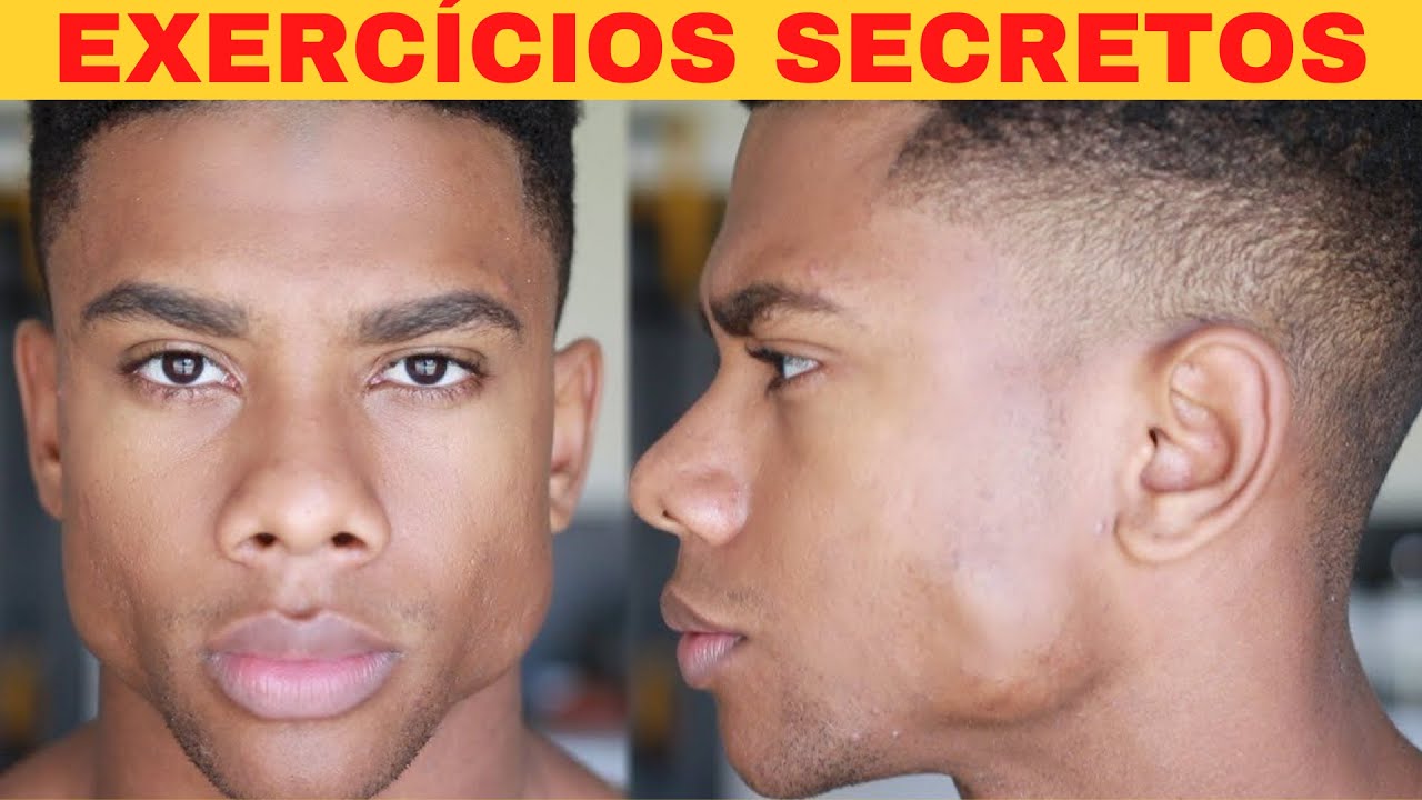 Como ficar com a Mandíbula Definida, Quadrada e Máscula - YouTube