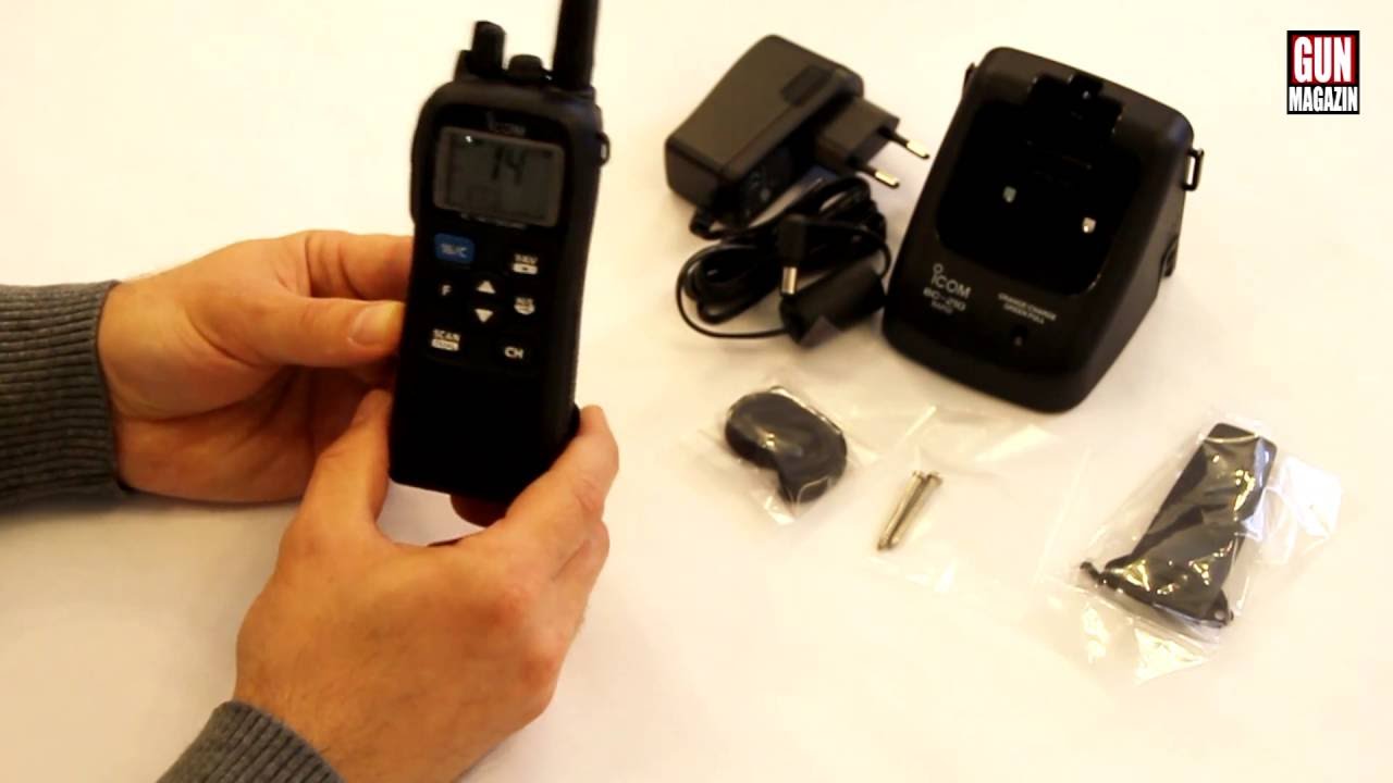 ICOM IC-M73 EURO Plus - VHF Marine Transceiver unboxing - YouTube