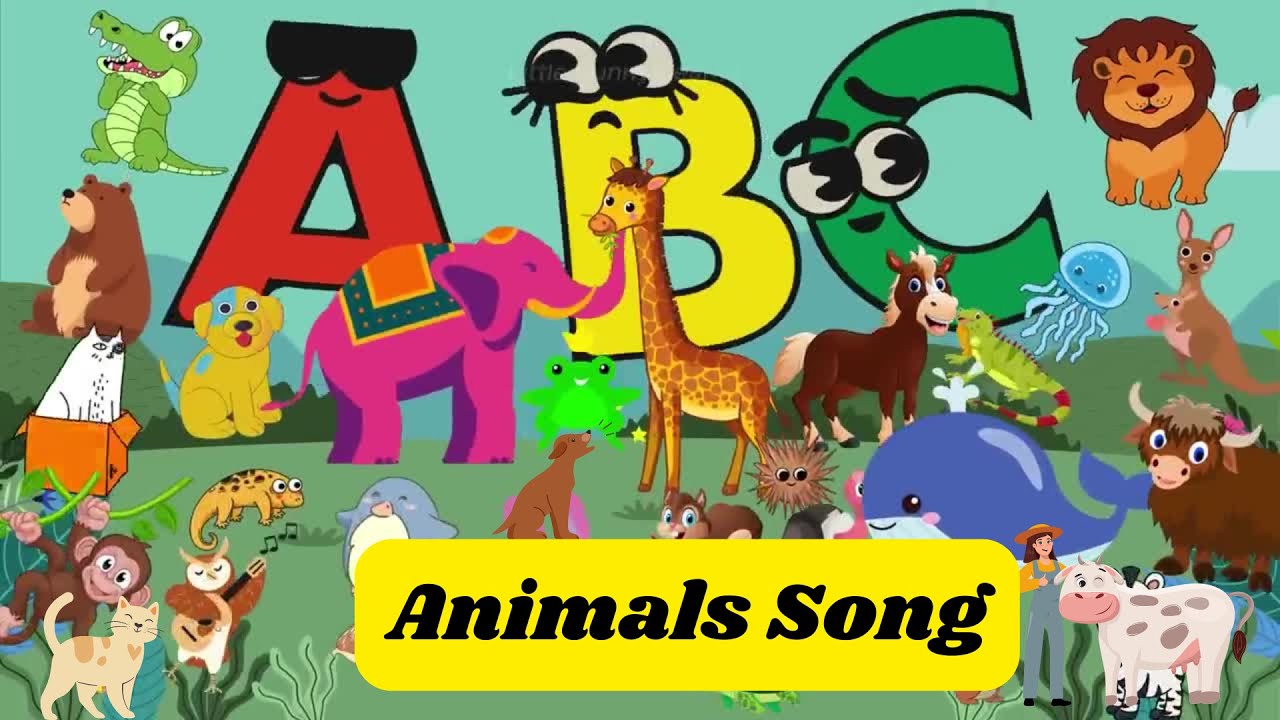 ABC Animal Sounds Song | Nursery Rhymes | Jungle ABC Song | Fun ...