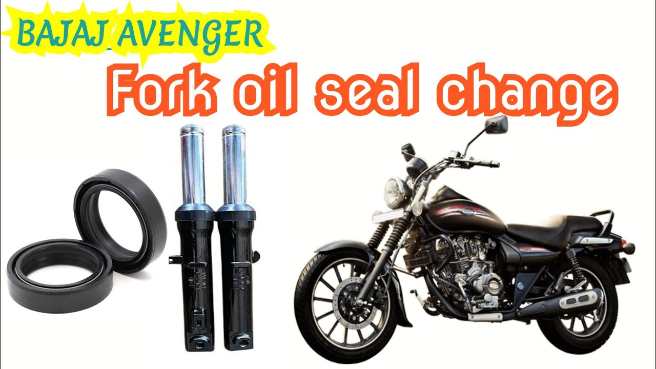 Bajaj Avenger Front fork oil seal change - YouTube