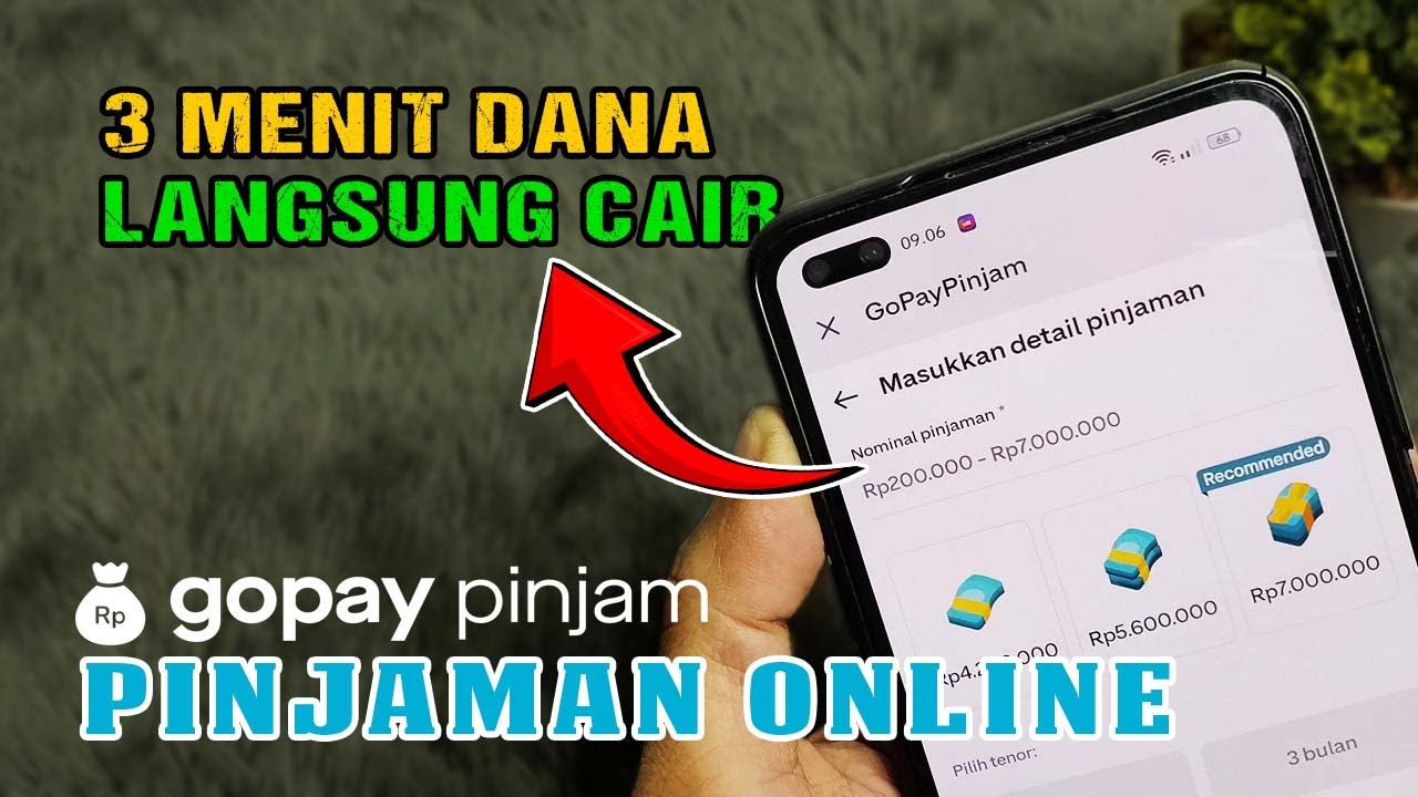 Cara Mencairkan Dana Gopay Pinjam | BKD tutorials Pinjaman Online GoPay ...