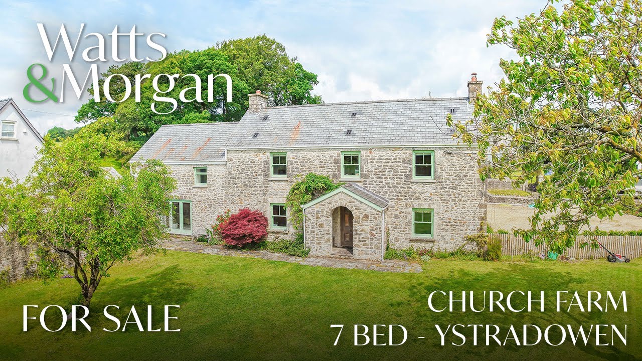 Walk-through property video tour of Church Farm - Ystradowen Cowbridge ...