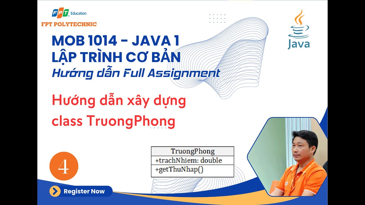 04 #MOB1014 Java 1 Hướng dẫn xây dựng class TruongPhong - YouTube