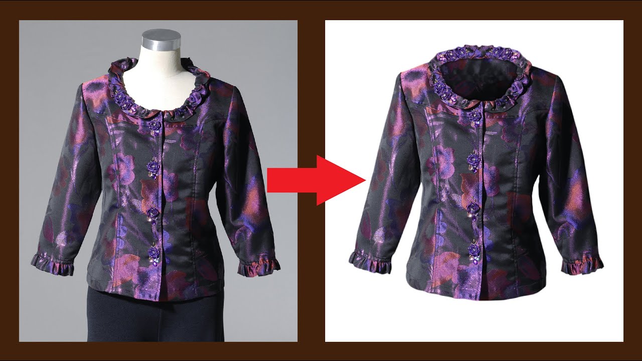Symmetrical Ghost Mannequin Effect & Neck Joint Service in Photoshop ...
