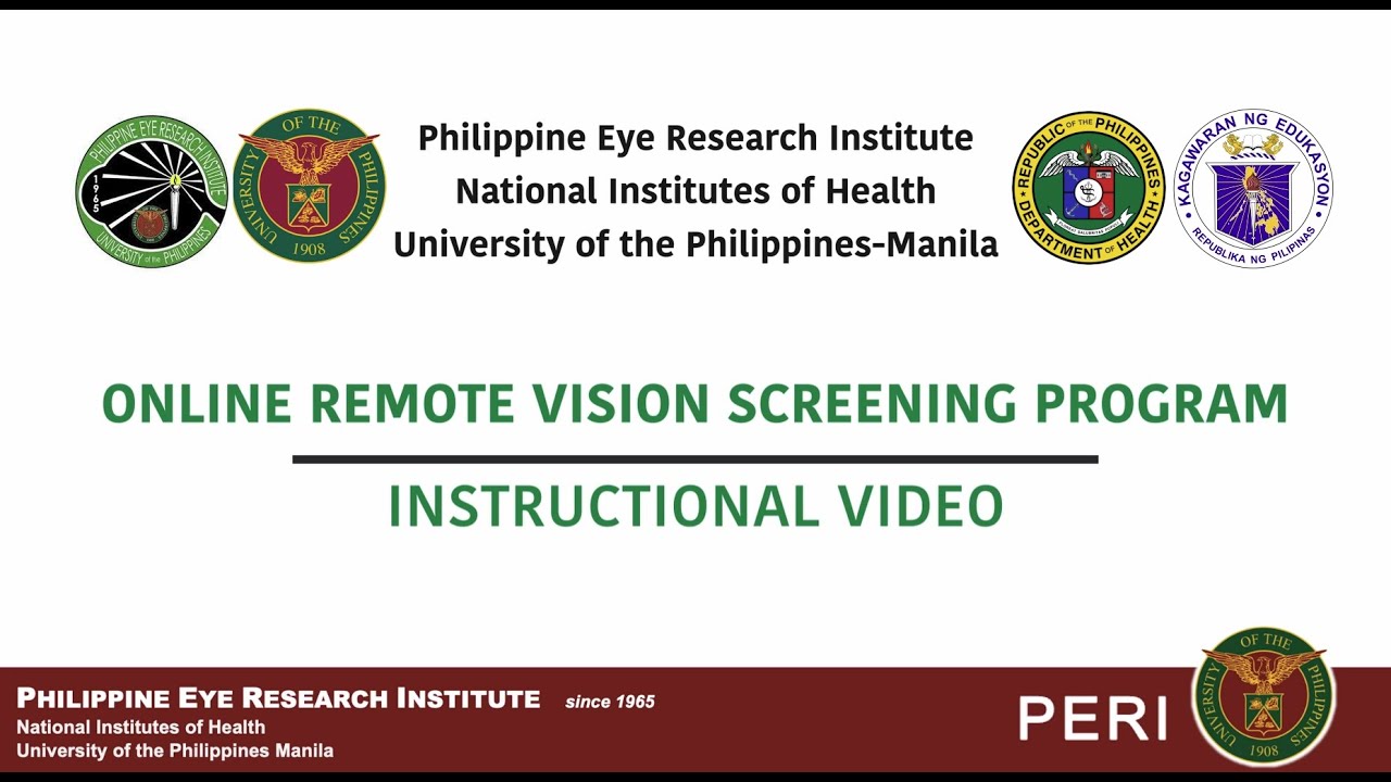 Online Vision Screening NVSP Instructional Video - YouTube