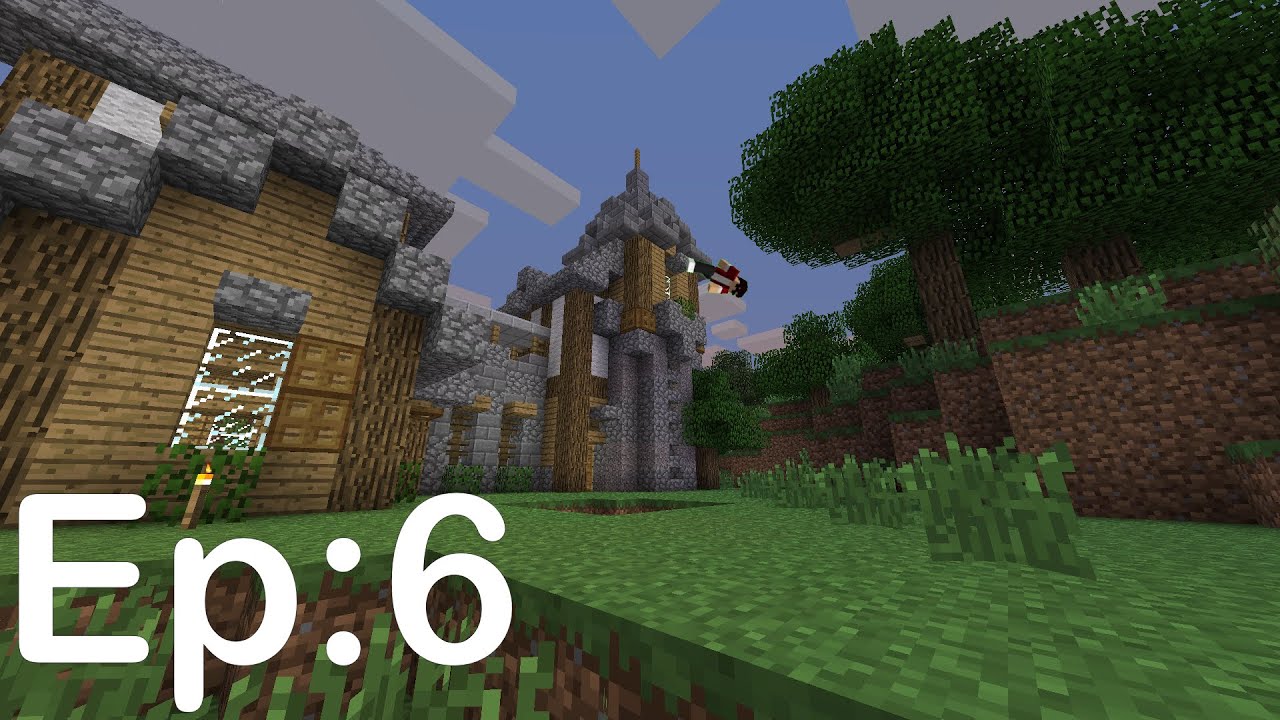 Improving my house in Minecraft 1.0 (also Diamonds!!) - YouTube