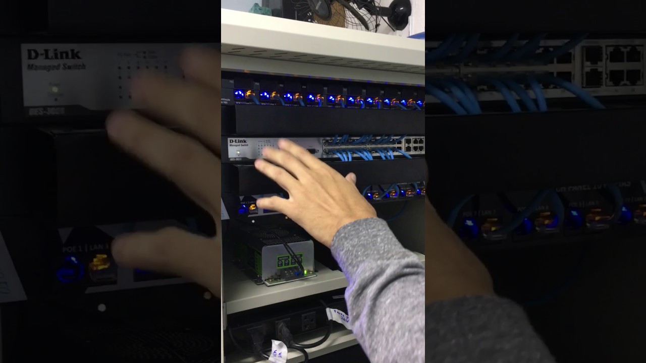 Rack outdoor provedor de internet - YouTube