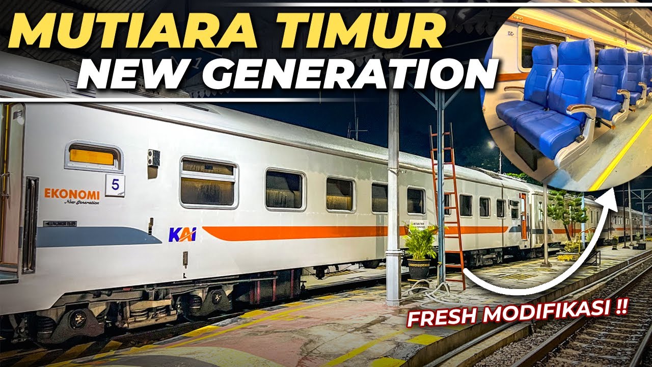 FRESH BARU MODIFIKASI !! LANGSUNG DIPAKE KERETA INI | Trip KA Mutiara ...
