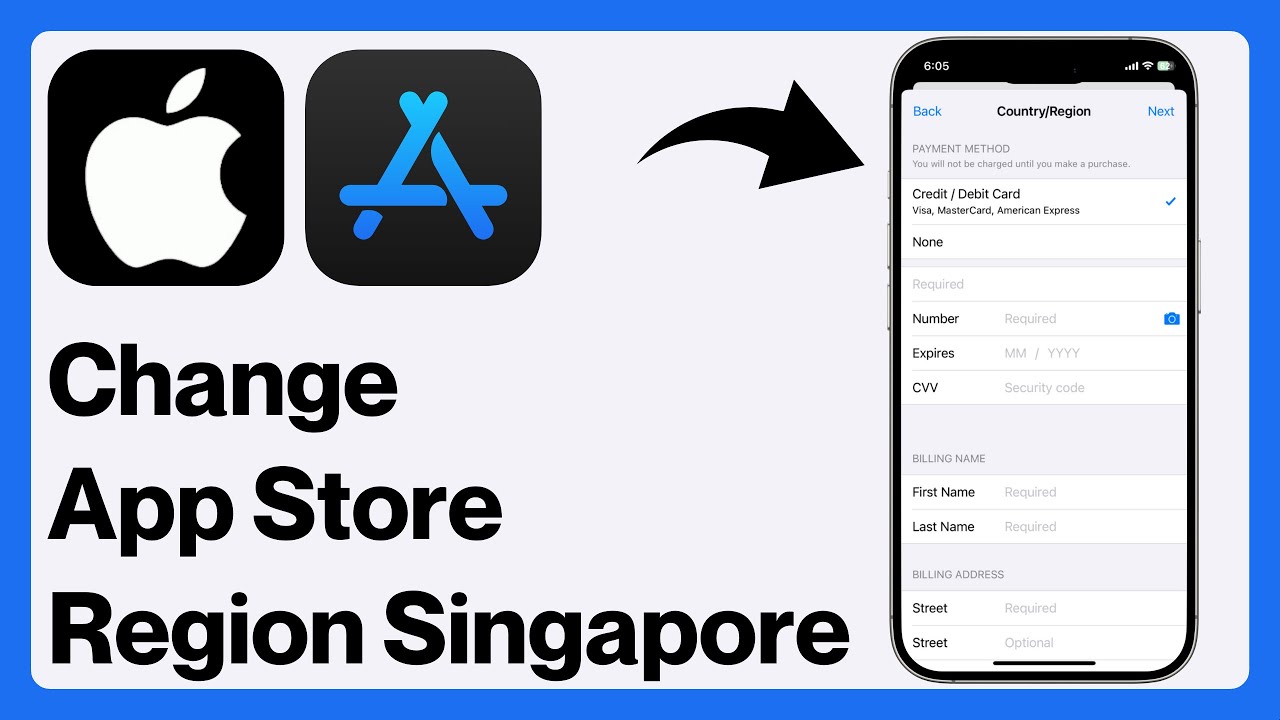 🇸🇬 How To Change App Store Country/Region To Singapore? - YouTube