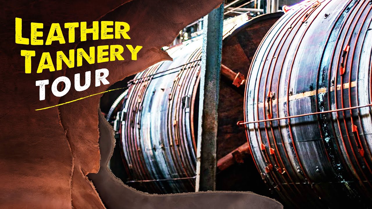 145 Year Old Leather Tannery Tour // How Leather is Made - YouTube