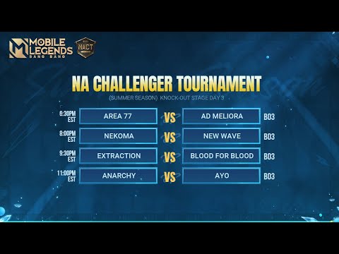 NACT Knockout Stage | Day 3 | Mobile Legends: Bang Bang - YouTube