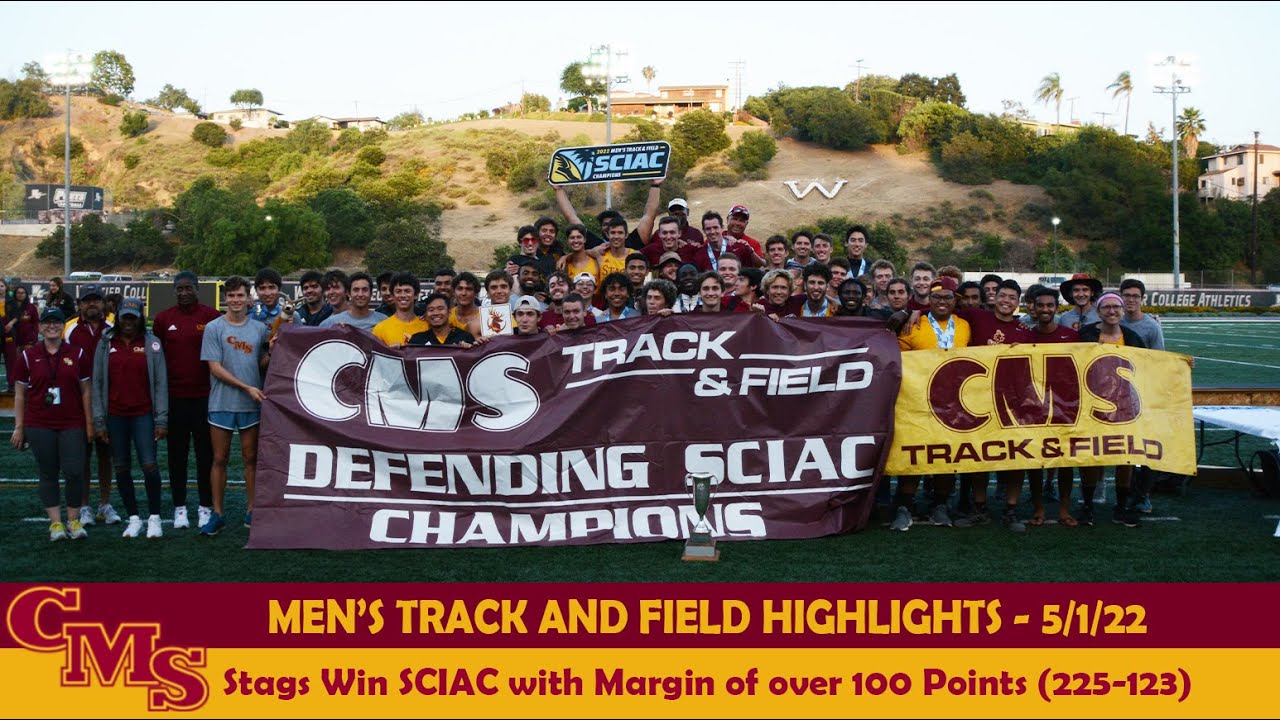 Men's Track and Field SCIAC Championship Highlights - 5/1/22 - YouTube
