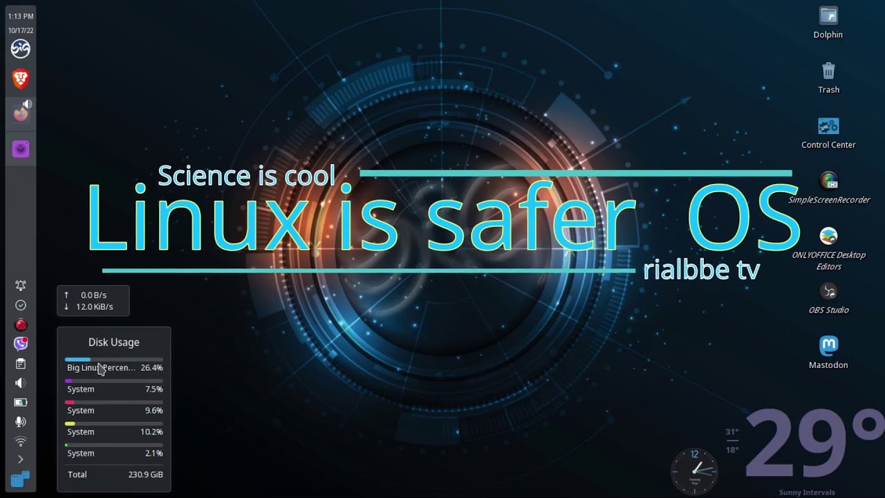Science is cool - Linux is safer OS - YouTube