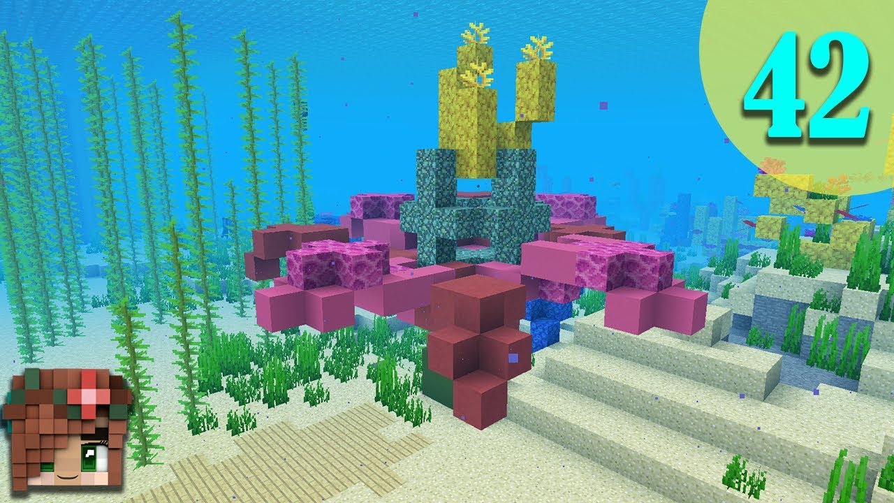 Flower Conduit Design?! | Vanilla Minecraft 1.13 Let's Build [Episode ...