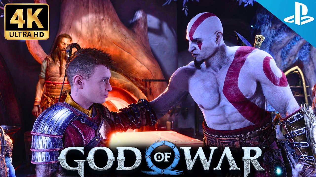 Young Kratos and Atreus Argue | God of War Ragnarök - Atreus Turns Into ...