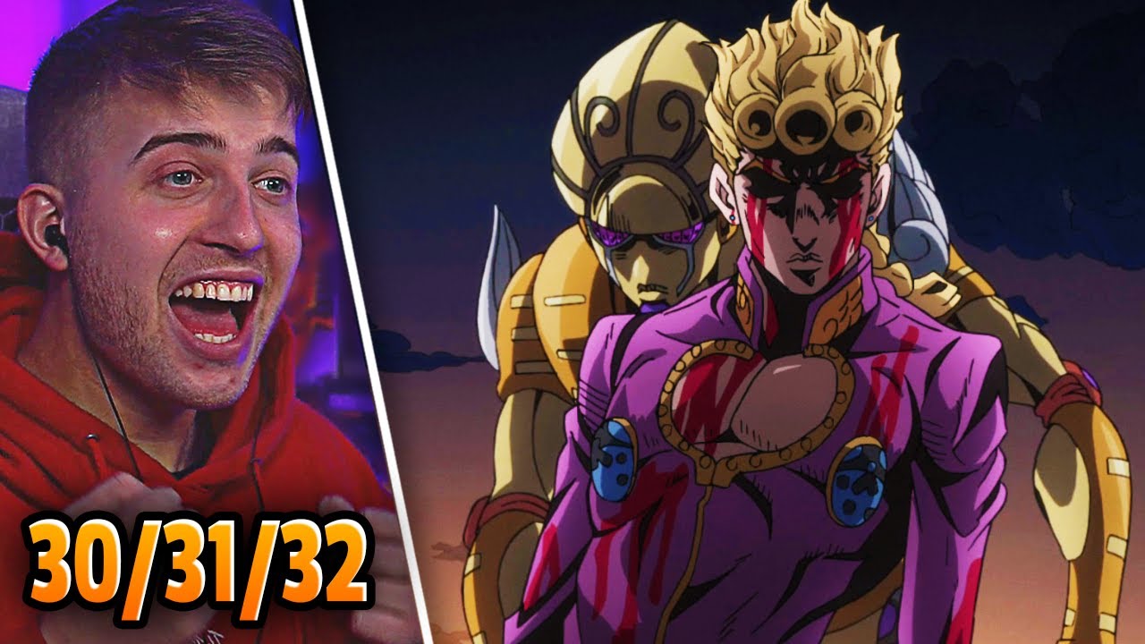 THE SEVEN PAGE MUDA!!! JoJo's Bizarre Adventure: Golden Wind Episode 30 ...