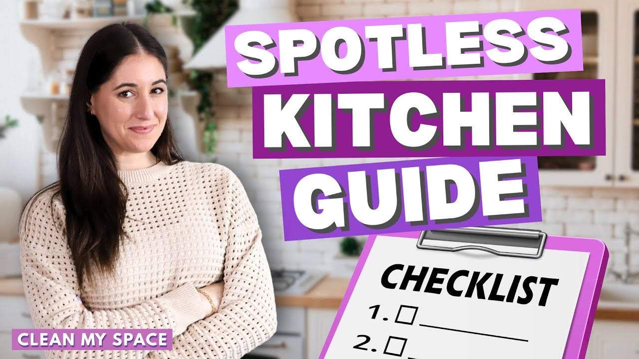 CLEAN Your Way To a STRESS-FREE Kitchen! - YouTube
