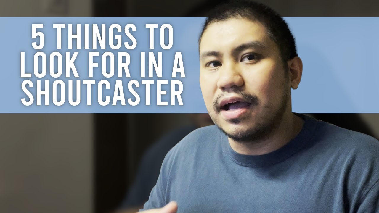 5 Things to Look for in Aspiring Shoutcasters - YouTube