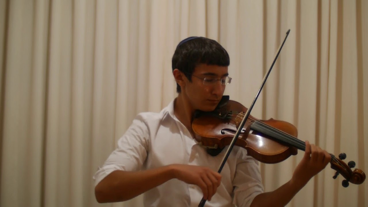 Yair Rappoport Violinist - Anim Zemirot - YouTube