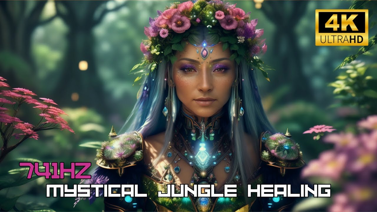 741Hz Mystical Jungle Healing Purify Infections & Restore Wellness ...