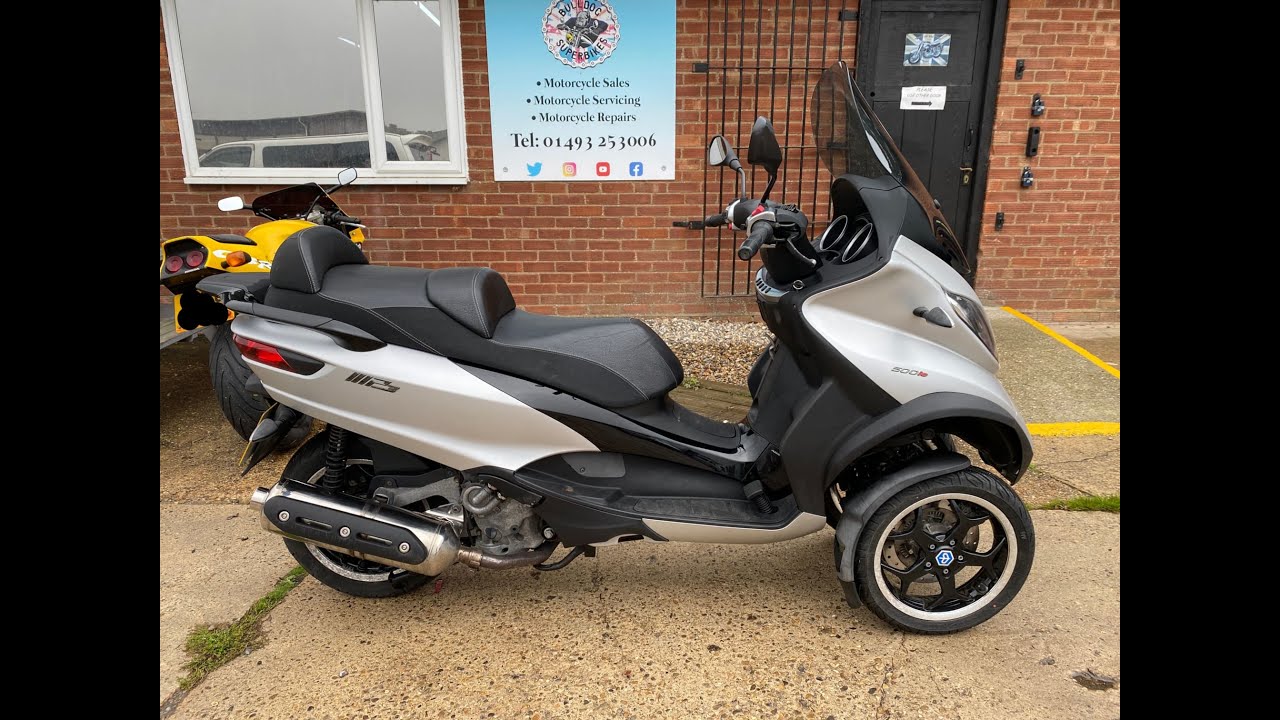 Piaggio MP3 3 wheeler **SOLD More bikes available** - YouTube