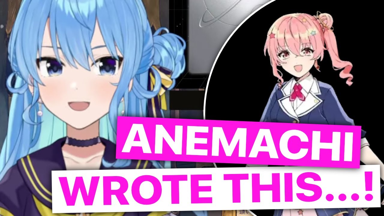 Anemachi Wrote This... (Hoshimachi Suisei /Hololive) [Eng Subs] - YouTube