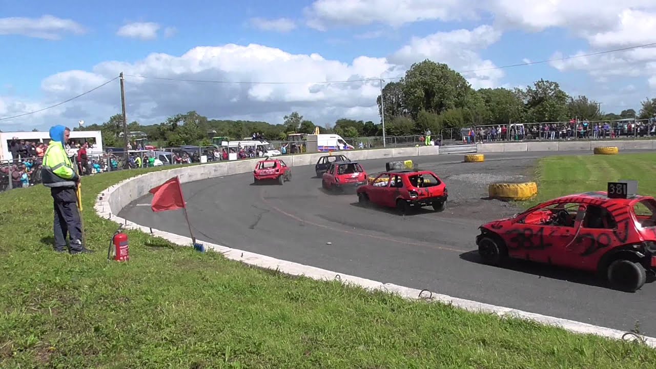 Coolronan Raceway Club 03/08/15 National Micro Bangers Race 1 (part 1 ...
