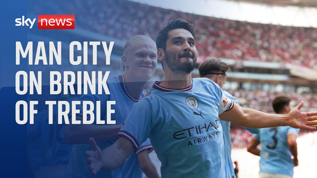 Manchester City set their sights on the treble - YouTube