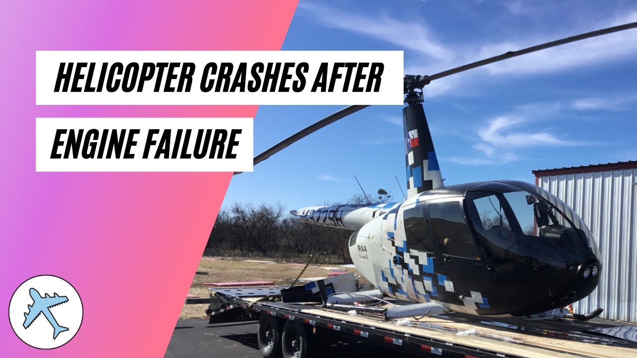 Helicopter Crashes After Engine Failure - YouTube