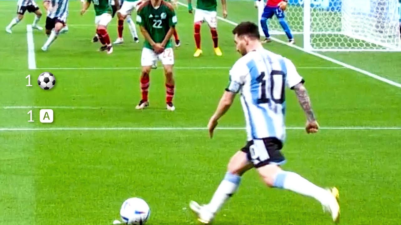 LEONEL MESSI VS MEXICO , FIFA WORLD CUP GROUP STAGES 2022 | STADIUM ...