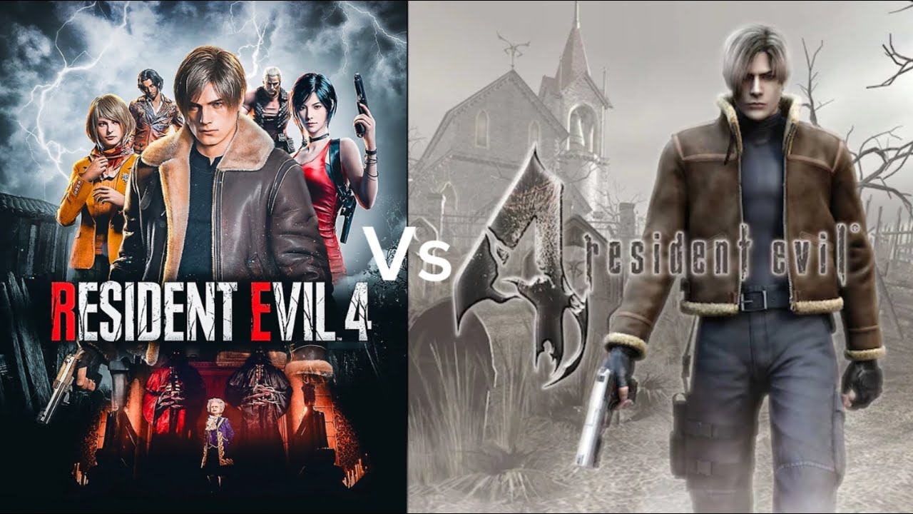 Re4 remak vr mode vs re4 vr clasic - YouTube