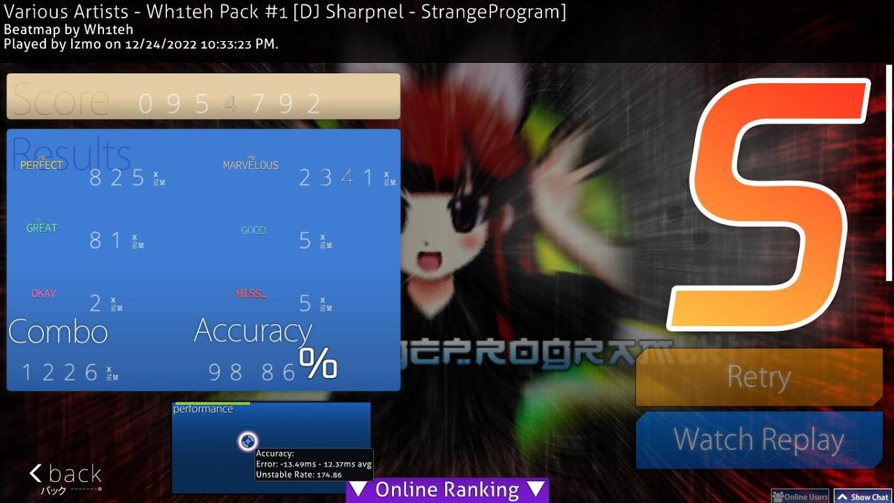 Strange Program 98.86% PB - YouTube