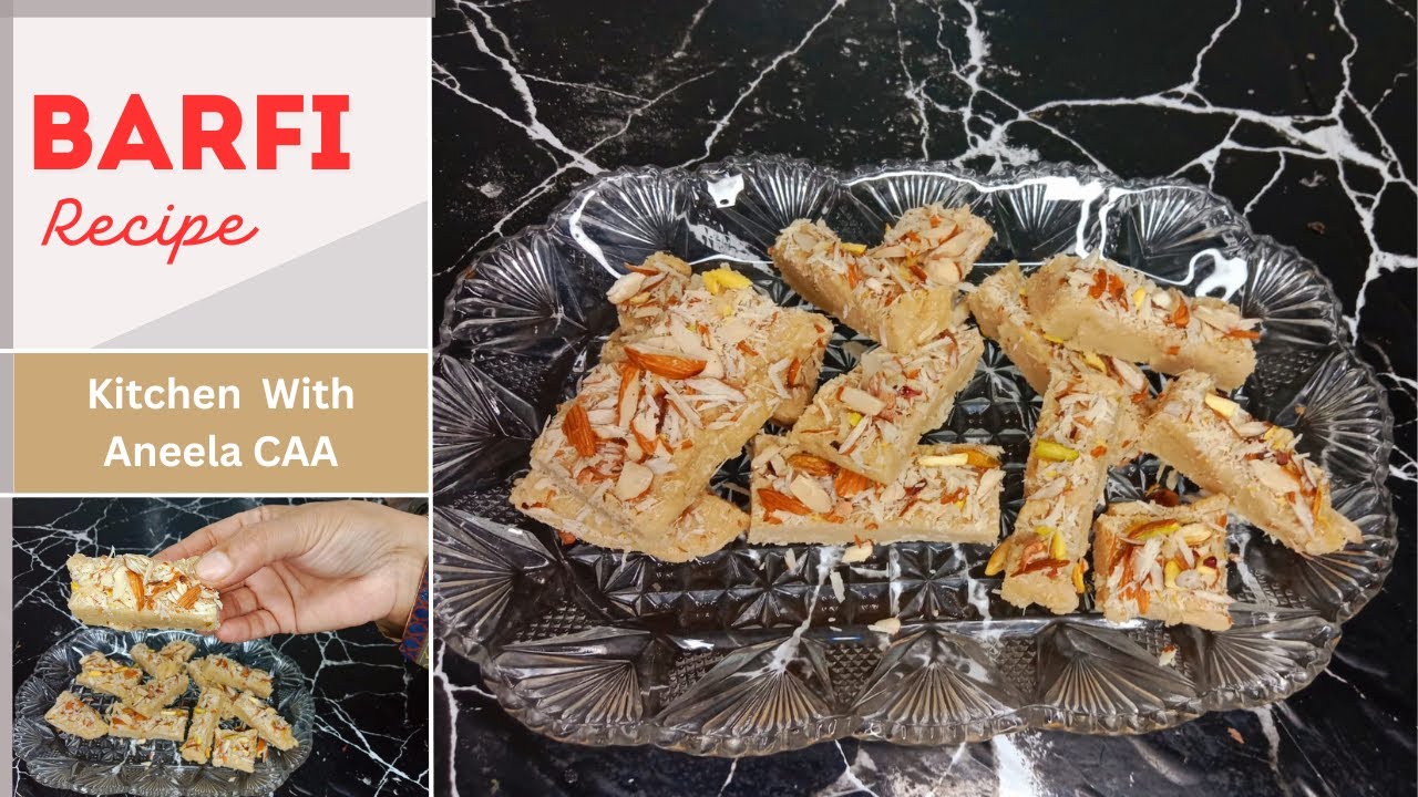 Easy Milk Barfi Recipe | Milk Powder Burfi Recipe | Quick Burfi Recipe ...