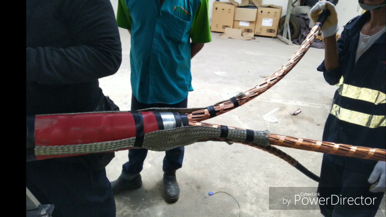 Terminating 3M kabel tanah / SKTM - YouTube