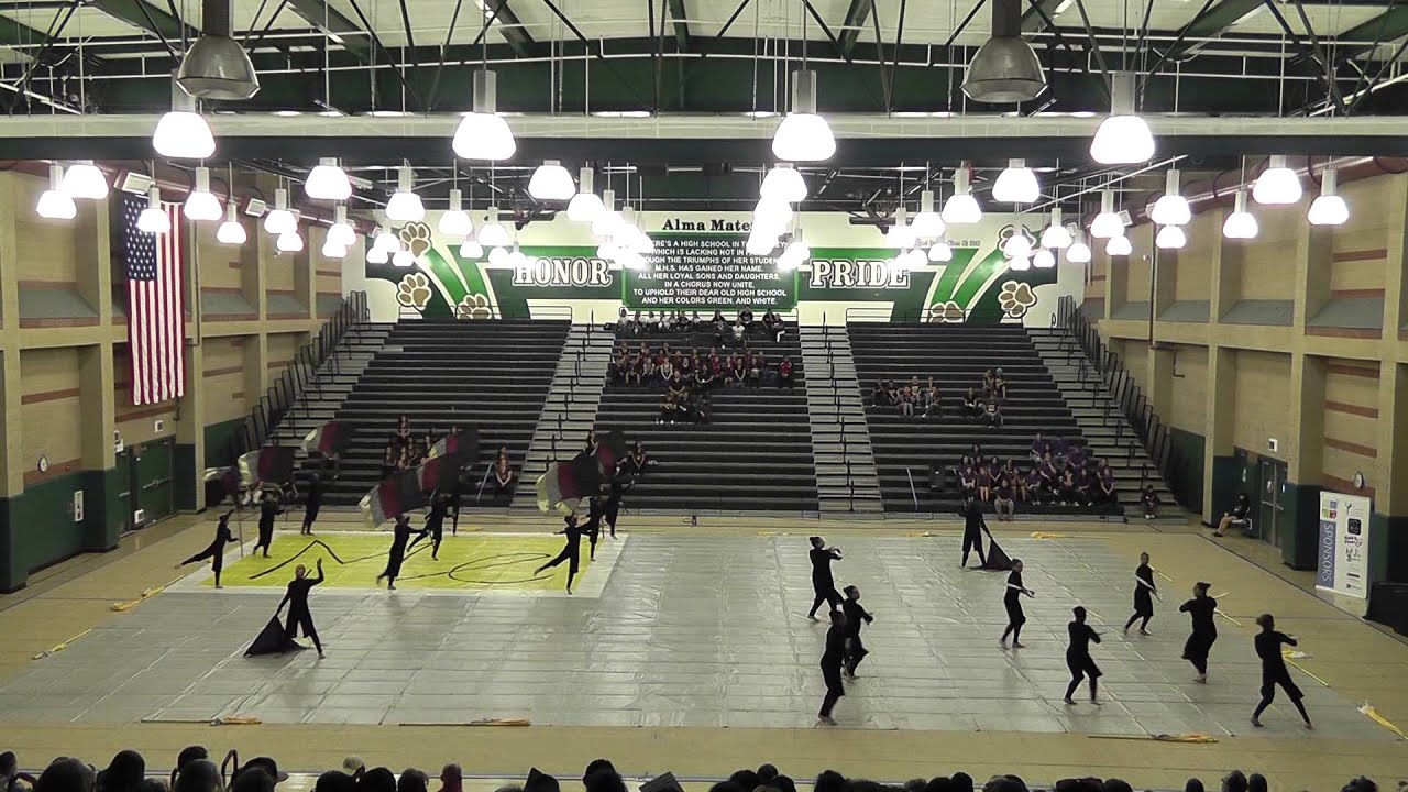 Downey High School JV Color Guard - March 7th 2015 - YouTube