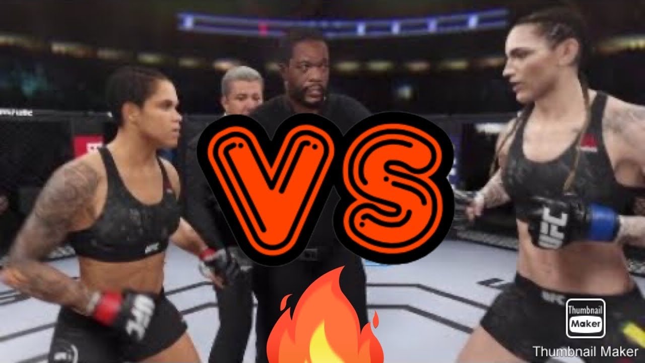 Amanda Nunes VS Megan Anderson UFC 4 Full Fight - YouTube