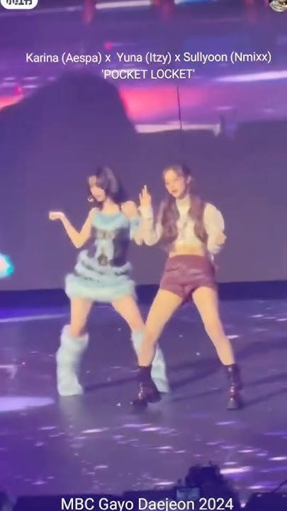 Karina sullyoon mbc 2024 #aespa #nmixx - YouTube