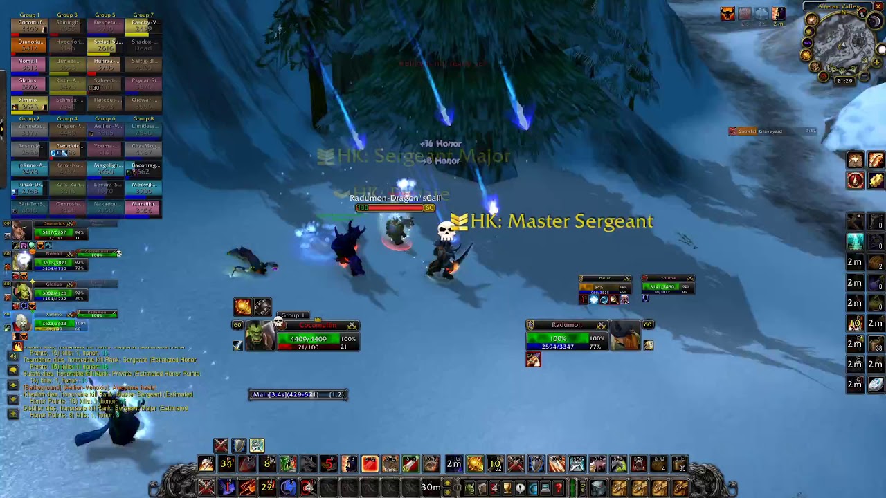 Wow classic horde warrior AV fun 3 - YouTube