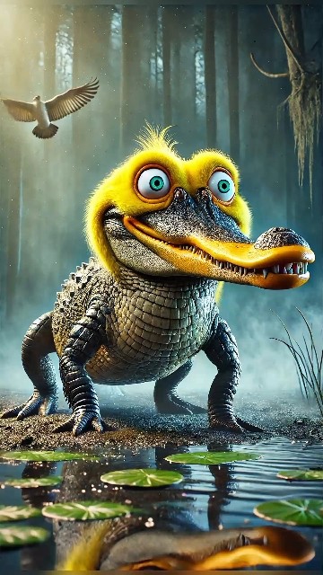 "The CrocoDuck! A Terrifyingly Funny New Species You’ve Never Seen ...