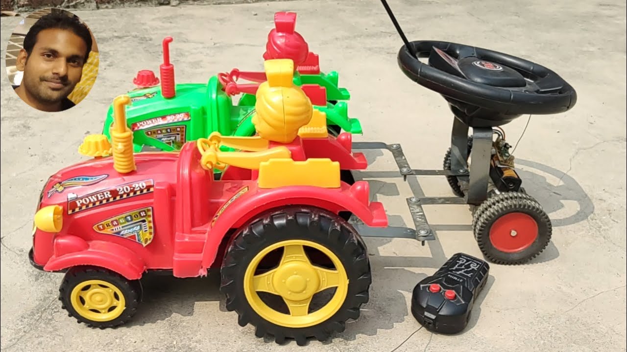 How to make remote control toy Hummer tractor at home - YouTube