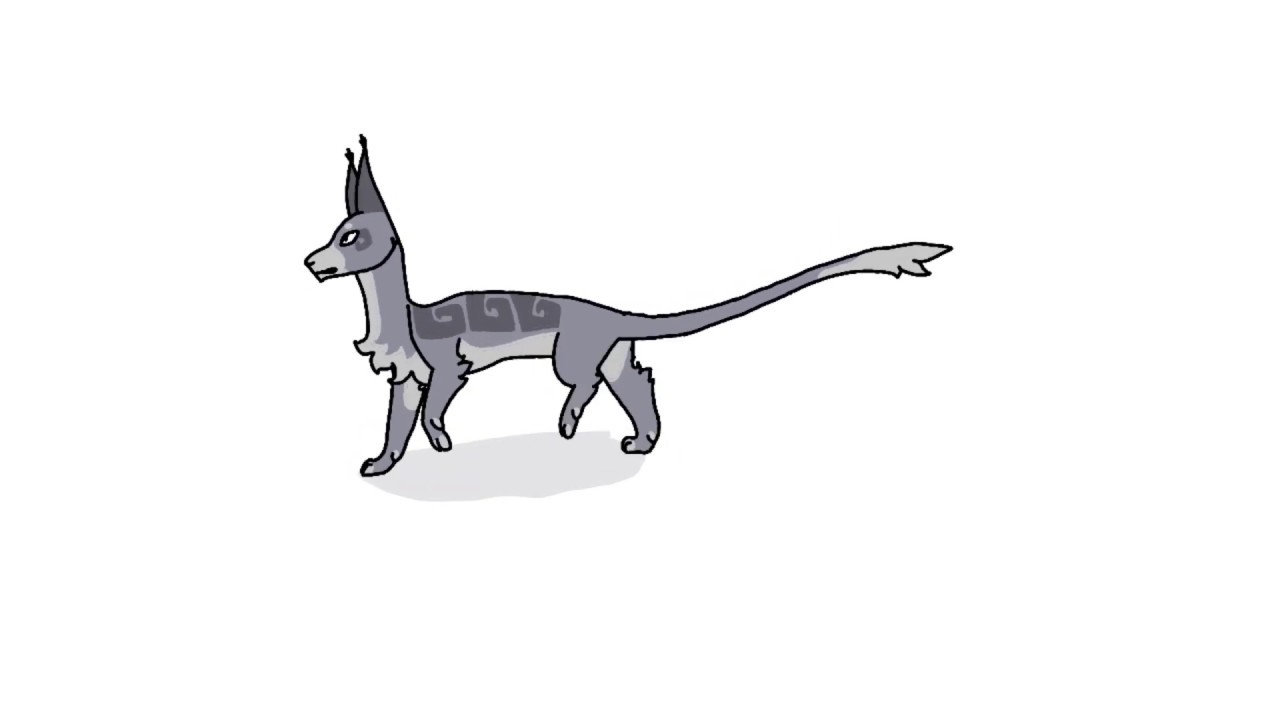 Cat Walk Cycle Animation Process - YouTube