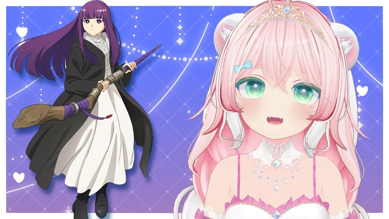 Making Fern from Frieren! 💜 PIXEL ART - YouTube