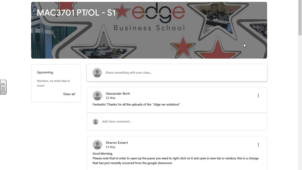 A Walk Through of Google Classroom - EBSdotCOZA/Edge - YouTube
