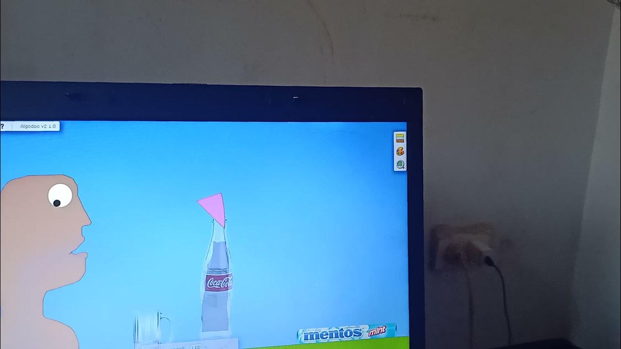 Algodoo Dont Mix Cola Mentos - YouTube